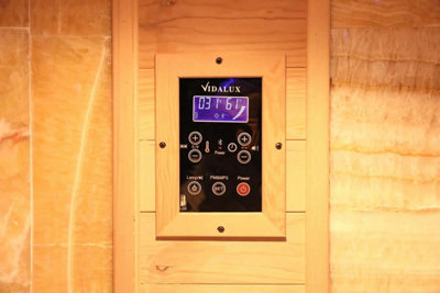 Vidalux 3 Person Elegant Traditional Sauna With Bluetooth