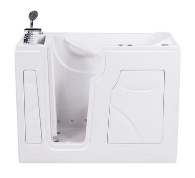 Vidalux Ashford 1350 Whirlpool & Airspa Easy Access Walk-In Bath - Left ...