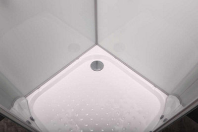 Vidalux Hydro SS78 Shower Cabin 800 x 800-White