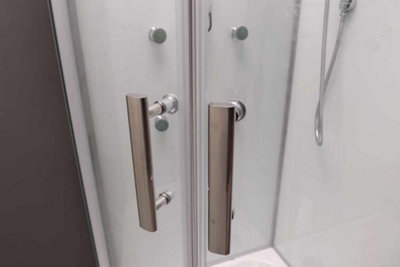 Vidalux Hydro SS78 Shower Cabin 800 x 800-White