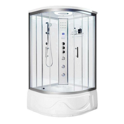 Vidalux Miami 1050 Quadrant Steam Shower Cabin - White