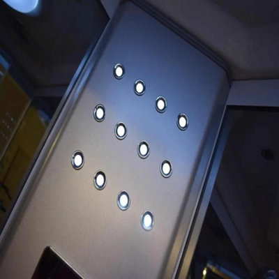 Vidalux Miami 900 Steam Shower Cabin - Black