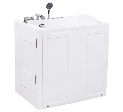 Vidalux Pennington Whirlpool & Airspa Compact Easy Access Walk-In Bath ...