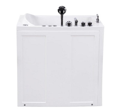 Vidalux Pennington Whirlpool & Airspa Compact Easy Access Walk-In Bath ...