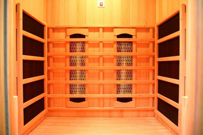 Vidalux Premier 2 Person Full Spectrum Infrared Sauna With Complete Heat