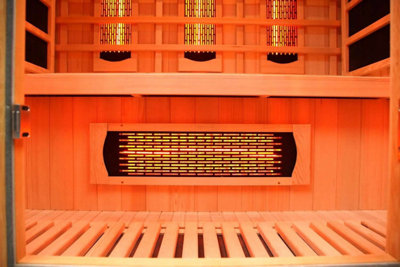 Vidalux Premier 3 Person Full Spectrum Infrared Sauna With Complete Heat