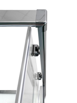 Vidalux Pure 800 Square Hydro Shower Cabin - White