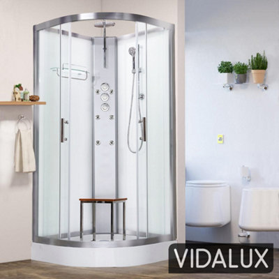 Vidalux Pure 900 Shower Cabin - White