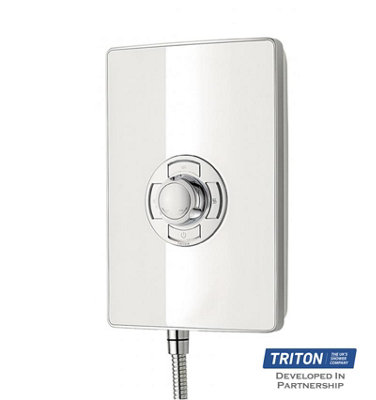 Vidalux Pure E Black 1200 x 800 Electric Right Shower Cabin-Triton Lux ...