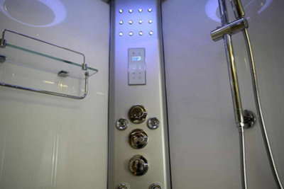 Vidalux SS90 Hydro Shower Cabin Enclosure - White