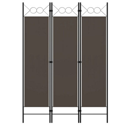 VIDAXL 3-PANEL ROOM DIVIDER ANTHRACITE 120X180 CM ROOM DIVIDERS