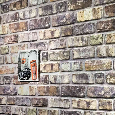 Vidaxl 3d Wall Panels With Multicolour Brick Design 10 Pcs Eps Wall Panels