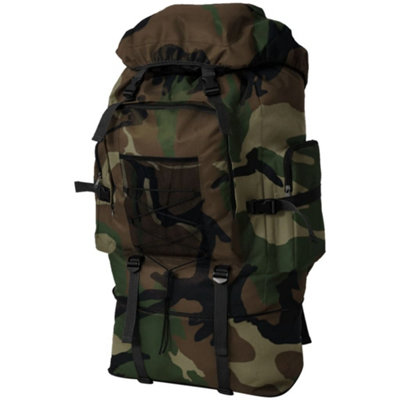 Vidaxl Army-style Backpack Xxl 100 L Camouflage
