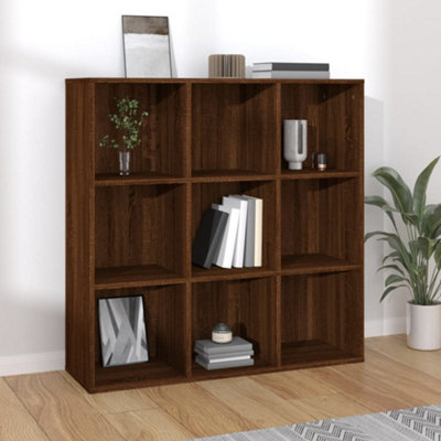 Vidaxl Book Cabinet Brown Oak 98x29x97.5 Cm Book Cabinets