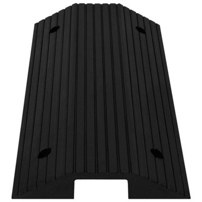 vidaXL Bridge Threshold Ramp 80x40x8 cm Rubber