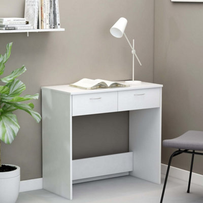Vidaxl Desk White 80x40x75 Cm Engineered Wood Desks