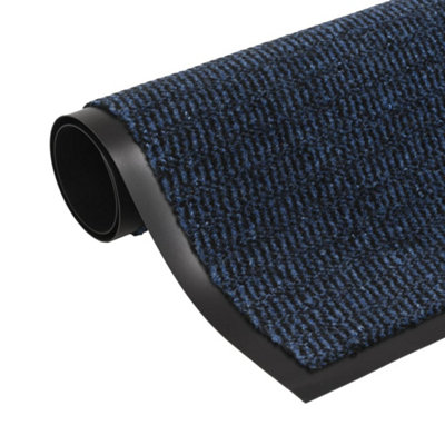 Vidaxl Dust Control Mat Rectangular Tufted 90x150 Cm Blue