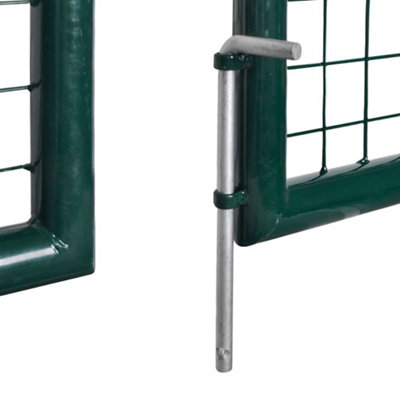 Vidaxl Garden Mesh Gate Fence Door Wall Grille 306x75 Cm