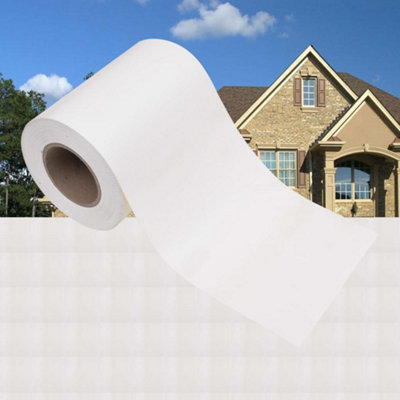 Vidaxl Garden Privacy Screen Pvc 35x0.19 M White