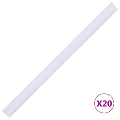 Vidaxl Garden Privacy Screen Pvc 35x0.19 M White