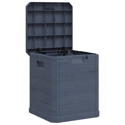 Vidaxl Garden Storage Box 90 L Anthracite