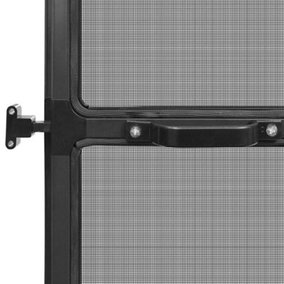Vidaxl Hinged Insect Screen For Doors Anthracite 100x215 Cm Door Screens