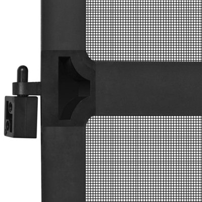 Vidaxl Hinged Insect Screen For Doors Anthracite 100x215 Cm Door Screens