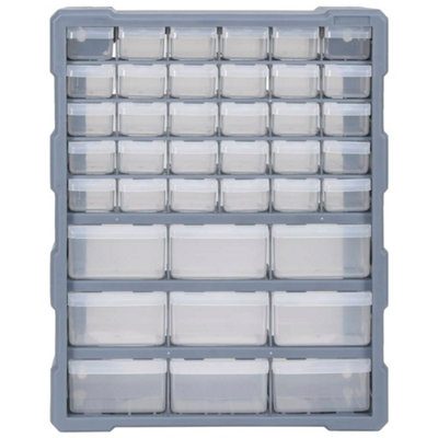 Vidaxl Multi-drawer Organiser With 39 Drawers 38x16x47 Cm Multi-drawer ...