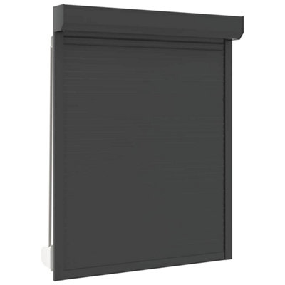 vidaXL Roller Shutter Aluminium 120x150 cm Anthracite