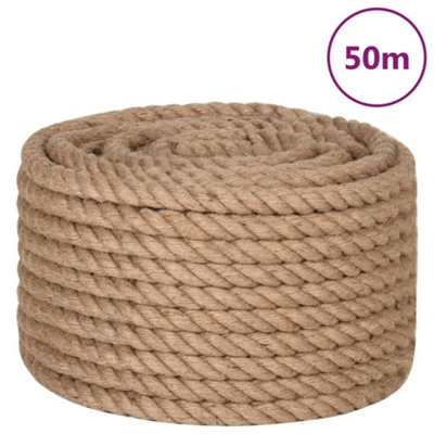 Vidaxl Rope 100% Jute 20 Mm 50 M Ropes