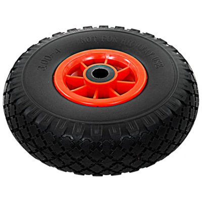 Vidaxl Sack Truck Wheels 2 Pcs Solid Pu 3.00-4 (260x85) Sack Truck Wheels