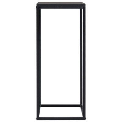 vidaXL Side Tables 2 pcs Black Steel