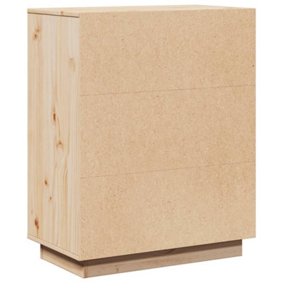 Vidaxl Sideboard 60x34x75 Cm Solid Wood Pine