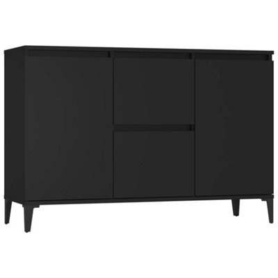 Vidaxl Sideboard Black 102x35x70 Cm Engineered Wood