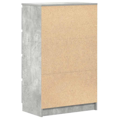 Vidaxl Sideboard Concrete Grey 60x35x98.5 Cm Engineered Wood Sideboards