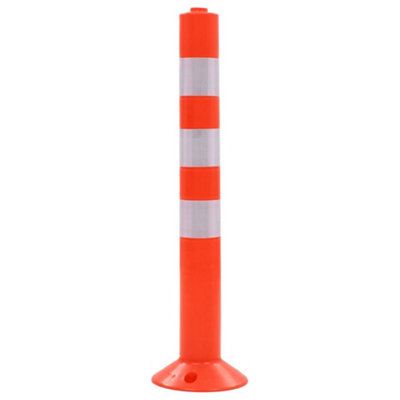 Vidaxl Traffic Control Bollards 5 Pcs Plastic 75 Cm Bollard Posts