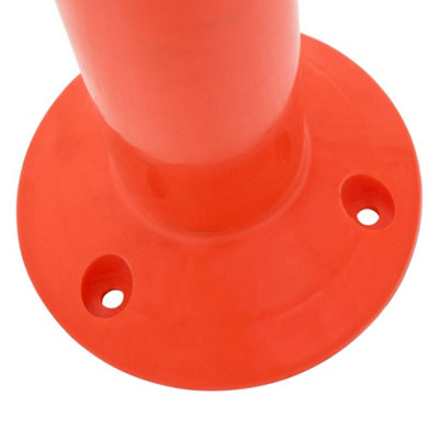 Vidaxl Traffic Control Bollards 5 Pcs Plastic 75 Cm Bollard Posts