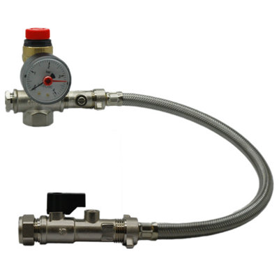 Viessmann Filling Loop Sealed System Kit Red or Blue Safety Valve Cap