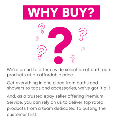 Viktor Benson Taha 1700 x 800 Freestanding Bath - Black White Waste ...