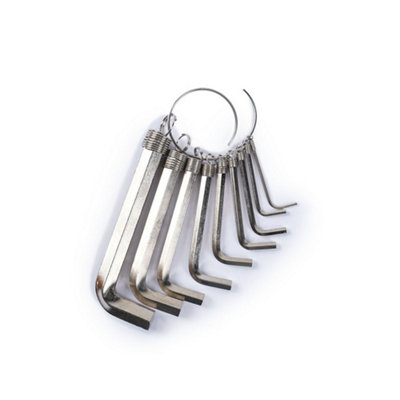 Viktor Hardware Hex Key Set of 10 Piece Min 1.5MM to Max 10MM | DIY at B&Q