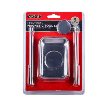 Viktor Hardware Stainless Steel Magnetic Tool Set 3Piece