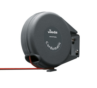 Vileda Retractable Clothes Line Cordomatic Washing Line 15M Holds 15kg ...
