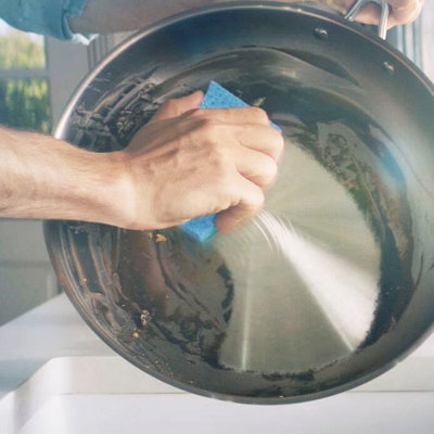 Vileda Scrunge Multi Use No-Scratch Scrub Sponge 3PC (Pack of 8)