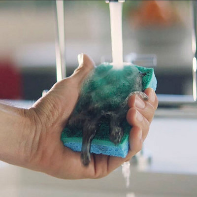 Vileda Scrunge Multi Use No-Scratch Scrub Sponge 3PC (Pack of 8)