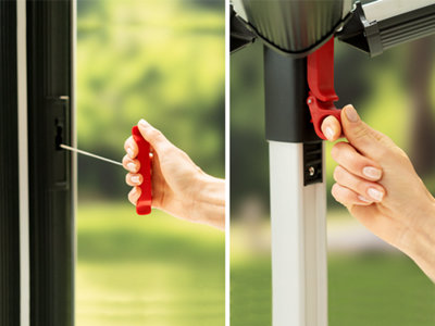 Vileda Sun-Rise Compact Outdoor Rotary Clothes Dryer - 50 Meter Washing ...