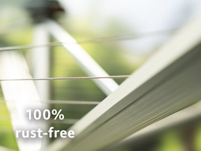 Vileda Sun-Rise Compact Outdoor Rotary Clothes Dryer - 50 Meter Washing ...