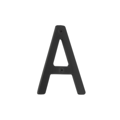 VILLA - House Letter A in Black | DIY at B&Q