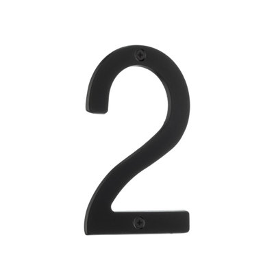 VILLA - House Number 2 in Black | DIY at B&Q