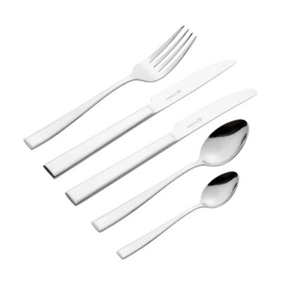Viners Belmont 16 Piece Cutlery + 4 Extra Steak Cutters - Silver