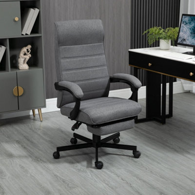 Vinsetto High-Back Home Office Chair with Adjustable Height and ...
